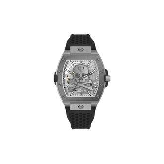 Philipp Plein The $keleton Frosted Automatik Pwjfa0925 - - Accessories - Herren - Grau - ONE SIZE