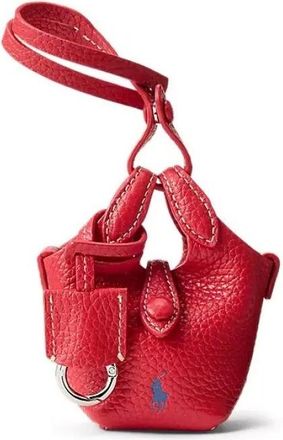 Polo Ralph Lauren Femme, Accessoires, Rouge, Taille: ONE Size Shiny Drum Mini Crossbody Bag