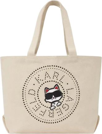 Karl Lagerfeld Femme, Sacs, Beige, Taille: ONE Size Nagaski Handas