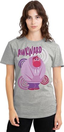 Disney Inside Out 2 Embarrassment Ladies T Shirt, Athletic Heather, X-Large