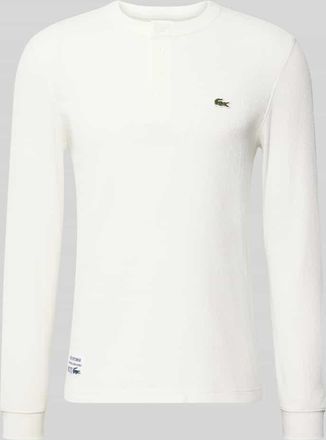 Lacoste Regular Fit Langarmshirt aus Baumwoll-Mix Modell SERAFINO