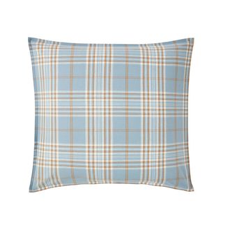 Essix Kissenbezug, Bedruckt, aus Baumwollflanell, 65 x 65 cm, Schottenkaro, ESSIX