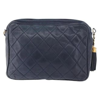Chanel Sac bandouli&egrave;re vintage Pre-owned - Femme - Pre-owned - Bleu - Taille: ONE Size
