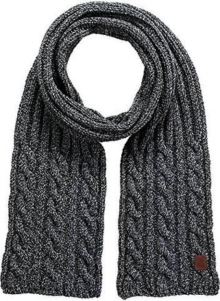 Barts Twister Scarf, Echarpe Homme, Noir (BLACK 0001), Taille unique (Taille fabricant: UNI)