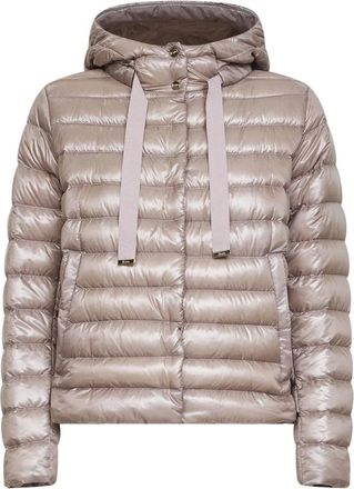 Herno Femme, Vestes, Rose, Taille: 36 FR Veste matelass&eacute;e &agrave; capuche