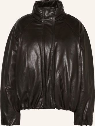 Proenza Schouler Lederblouson Laney schwarz