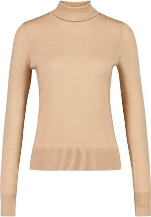 Zimmermann Femme, Pulls, Beige, Taille: 42 FR Cashmere Turtleneck Sweater