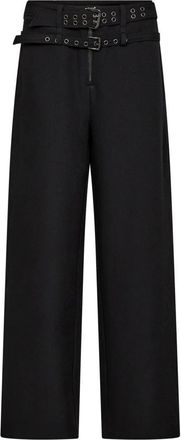 Co'Couture Femme, Pantalons, Noir, Taille: 44 FR Wide Pantalons