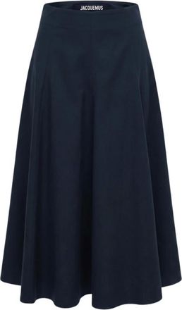 Jacquemus Femme, Jupes, Bleu, Taille: 34 FR La Jupe Triangle