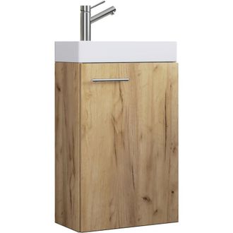 ebuy24 Slito Waschbeckenunterschrank Eiche dekor