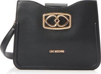 Love Moschino Damen Schultertasche, Nero