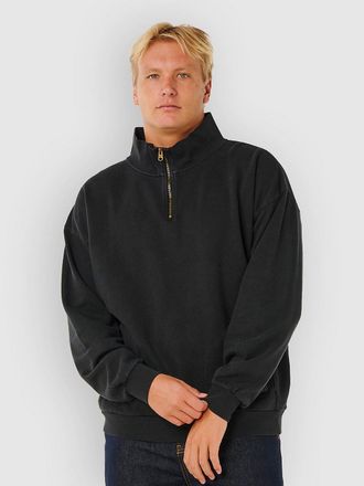 Rip Curl Premium Surf Qtr Zip Crew Sweat noir