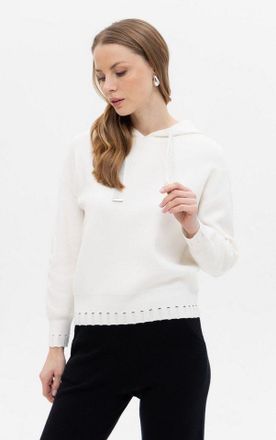 Passioni Kapuzenpullover aus Strick