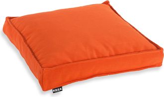H.O.C.K. Classic Uni Outdoor Sitzkissen Stuhlkissen f&uuml;r drinnen und drau&szlig;en aus 100% Polyacryl(dralon) - in verschiedenen Farben (50x50x5cm, orange)