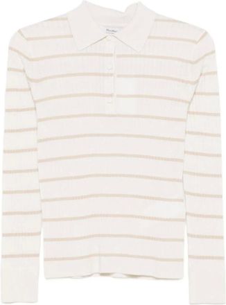 Max Mara Femme, Pulls, Beige, Taille: 42 FR Gitano Polo