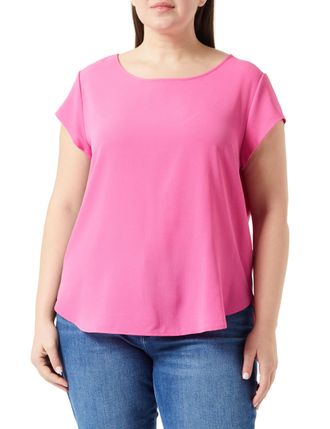 Only Damen Onlvic S/S Solid Top Noos Ptm, Raspberry Rose, 42