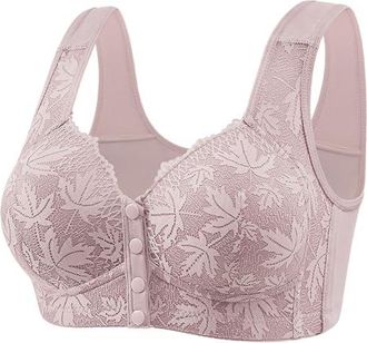 Generic Soutien Gorge Post Mastectomie Ouverture Devant,Soutien Gorge Fermeture Devant sans Armature Brassiere Post Operatoire Cancer du Sein Brassiere Mainti