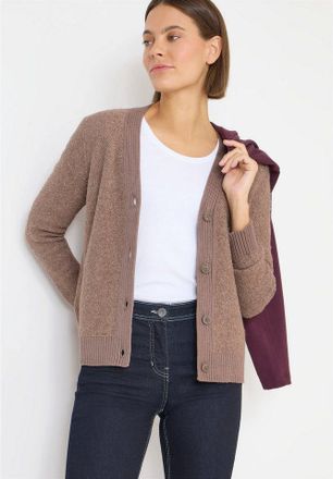 Cecil Strickjacke Softer Boucl&eacute; Cardigan (1-tlg)