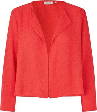 Masai Lossan Cardigan - - Knitwear - Damen - Rot - 2XL