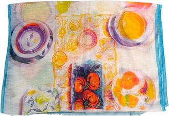 Etro Femme, Accessoires, Multicolore, Taille: ONE Size Foulard 187 x 64 cm