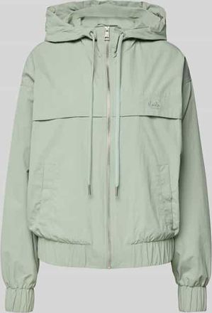 Lala Berlin Regular Fit Jacke mit Logo-Stitching