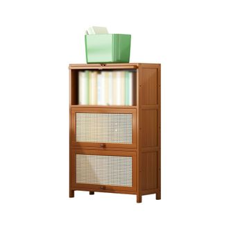 Generic Kaffeebar-Schrank mit gro&szlig;em Fassungsverm&ouml;gen, kombiniertes Sideboard aus Holz, Aufbewahrungsschrank mit Klappt&uuml;ren und Kunststoffgriffen, geeignet fo