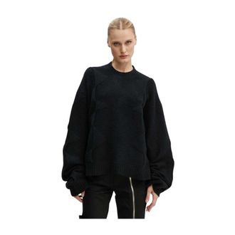 Heliot Emil Rundhals-Strickware - - Knitwear - Damen - Schwarzk - XL