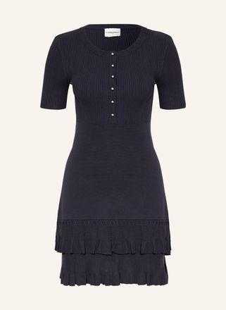 Claudie Pierlot Claudie Pierlot Strickkleid Mit Volants blau