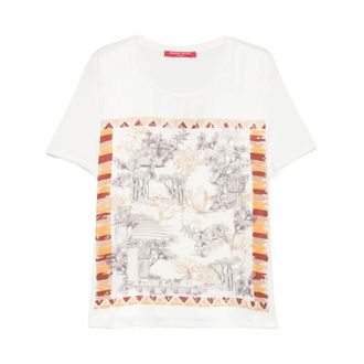Marina Rinaldi Femme, Tops, Blanc, Taille: 42 FR T-Chemises