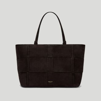 DeMellier Die Florence Dunkle Schokolade Veloursleder DeMellier