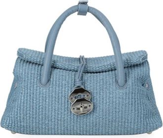 Zanellato Femme, Sacs, Bleu, Taille: ONE Size Petit sac bandouli&egrave;re Dotta