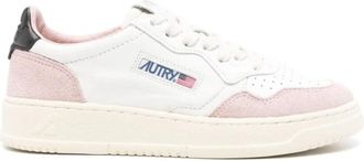 Autry Medalist Low Leder Wildleder Sneakers - - Shoes - Damen - Wei&szlig; - 41 EU