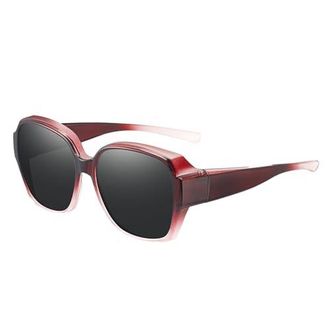 Generico Lunettes de soleil &agrave; monture carr&eacute;e polaris&eacute;e, anti-UV - Verres anti-reflets pour la conduite, la p&ecirc;che, le cyclisme, la randonn&eacute;e, la course &agrave; pied, 