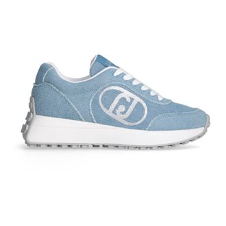 Liu Jo Low-Top Stoff-Sneakers - - Shoes - Damen - Blau - 41 EU