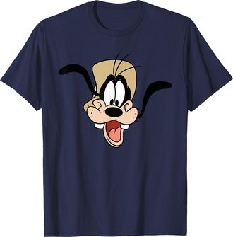 Disney A Goofy Movie 30th Anniversary Fishing Goofy Big Face T-Shirt