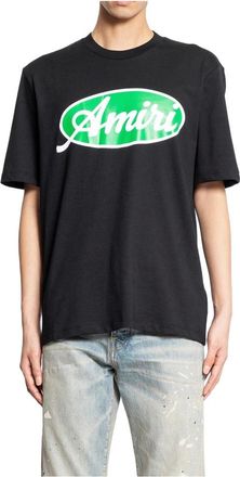 Amiri Homme, Tops, Noir, Taille: L Oval Tee