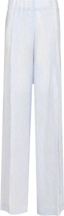 Dries Van Noten Femme, Pantalons, Bleu, Taille: 38 FR Wide Pantalons