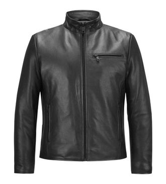 Milestone Lederjacke MSJeffrey robuste Jacke aus Kalbsleder