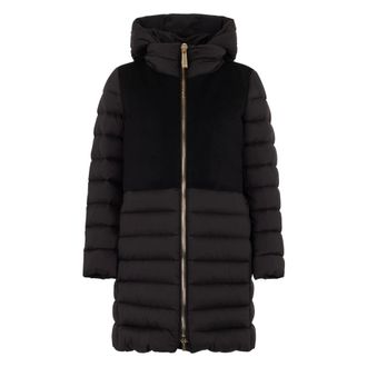 Moorer Acero Long Coat - Femme - Manteaux - Noir - Taille: 42 FR