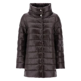 Herno Ultraleichter A-Form Amelia Daunenmantel - - Jackets - Damen - Braun - XL