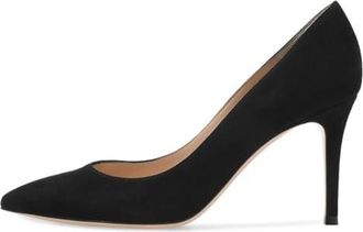 Generic Escarpins Classiques à Talons Hauts et Bout Fermé pour Femmes, Chaussures à Talons Aiguilles à Bout Pointu et à la Mode élégantes pour Le Bureau Le Tr