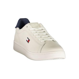 Tommy Hilfiger Logo-Detail Lace-Up Sneaker - White