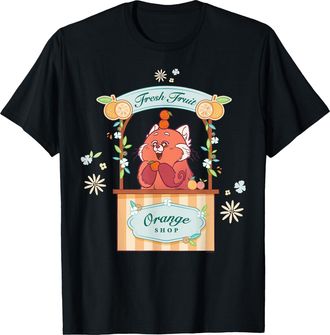 Pixar Disney & Pixars Turning Red Panda MEI Orange Fruit Cute T-Shirt