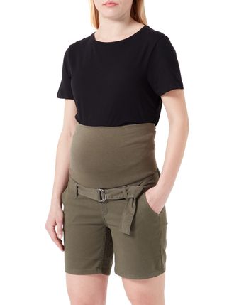 Noppies Damen Brooklyn Over The Belly Shorts, Dusty Olive - P520, 42 EU
