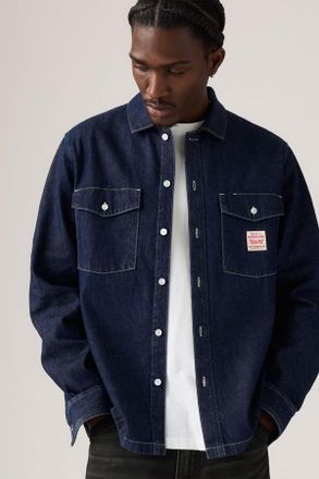 Levi's Worker Shirt - Homme - Bleu / Rinse Work Repeat - XL