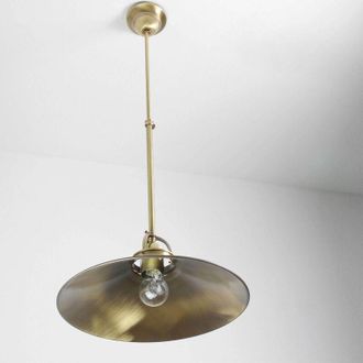 Licht-Erlebnisse Licht-erlebnisse - Deckenlampe Bronze Hell aus Echt-Messing