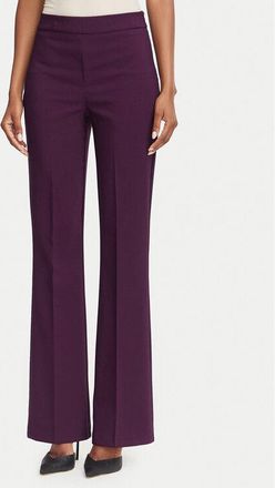 Rinascimento Rinascimento Stoffhose CFC0130135003 Dunkelrot Flare Fit