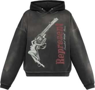 Represent Represent, Homme, Sweatshirts et sweats &agrave; capuche, Gris, Taille: S Loaded With Love Sweat &agrave; capuche