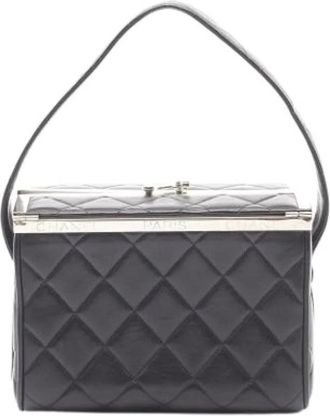 Chanel Sac &agrave; main vintage doccasion - Femme - Pre-owned - Noir - Taille: ONE Size