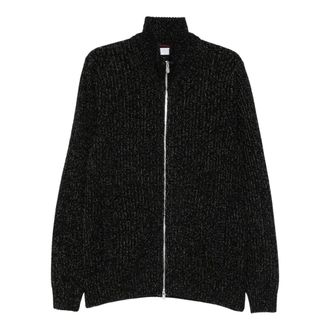 Brunello Cucinelli Homme, Pulls, Noir, Taille: M Long Zip-Up Cardigan